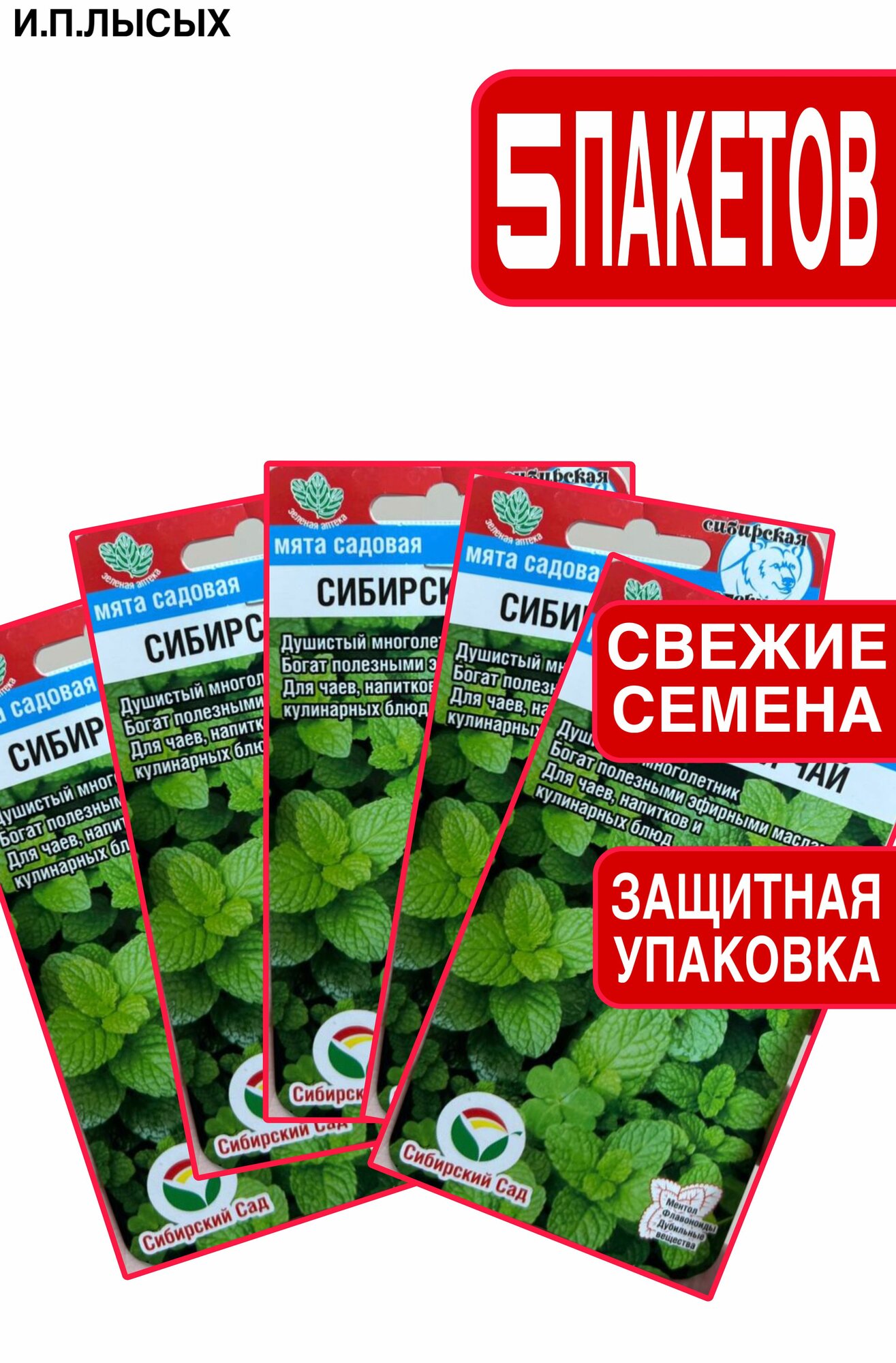 Семена Мята садовая "Сибирский чай"