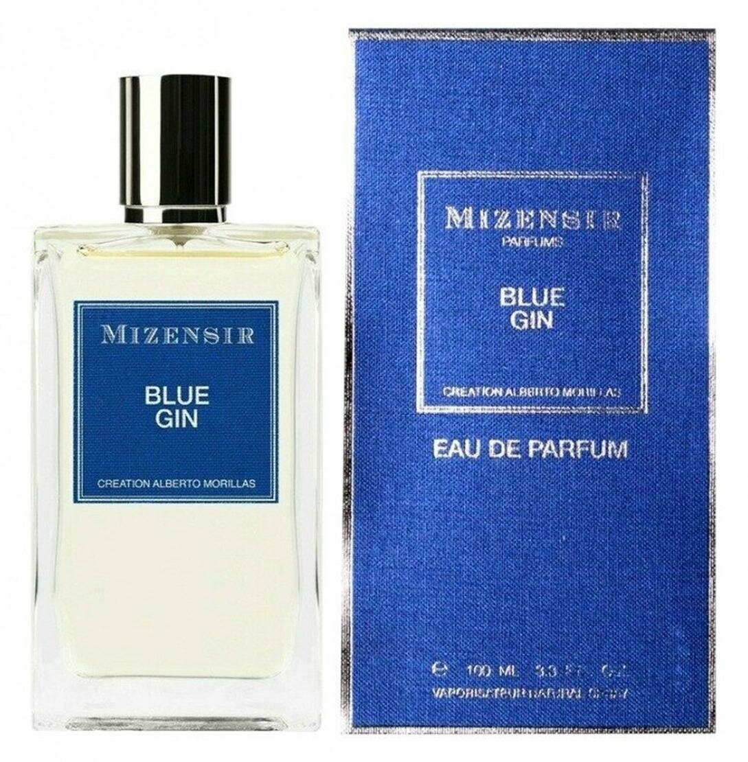 Парфюмерная вода Mizensir Blue Gin, объем 100 мл, аромат унисекс, 2021 год — фото 1