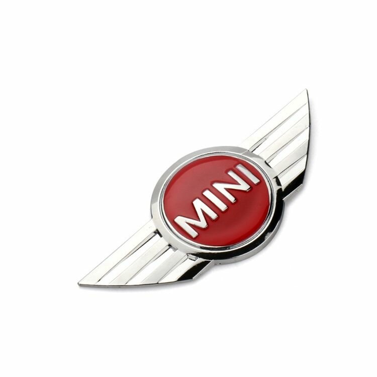 11.5cm логотип переднего капота MINI COOPER S, металлический наклейка заднего багажника R50 R52 R55 R56 R57 F55 F56 F57-красный-серебристый