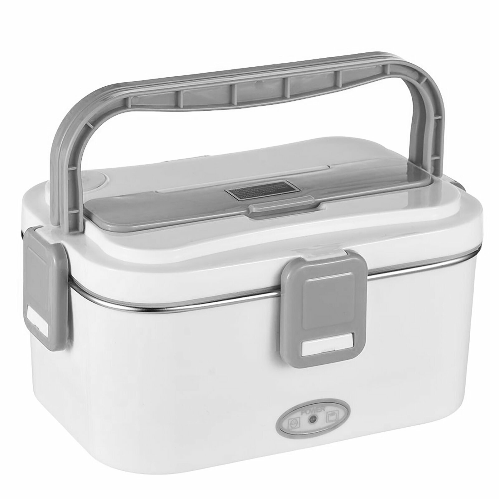 Обогрев ланч коробка 1.8L 60 Вт Портативная нержавеющая сталь 110/220V+12 В/24 В.