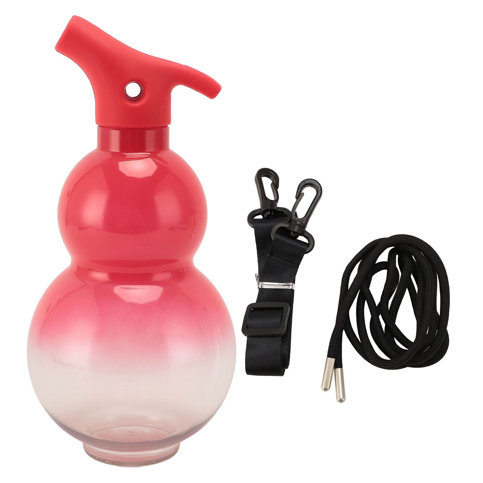 Тыква бутылка с водой питомец с большим мощностью портативная тыква пить бутылка для спортивного путешествия Ролевая ролевая игра Градиент красный