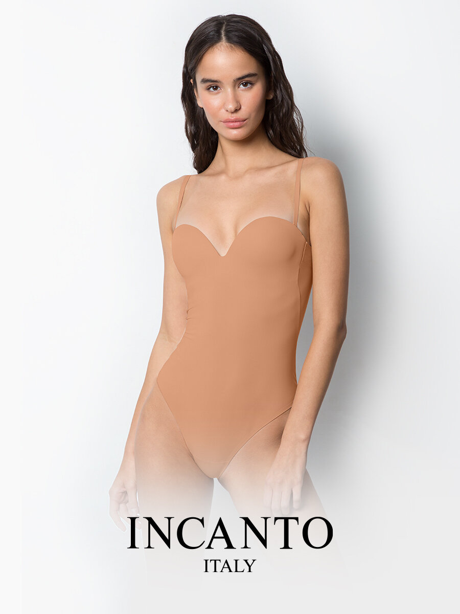 Боди бельевое Incanto Everyday с формованными чашками и съёмными бретелями, размер 4C, бирюзовый — фото 1