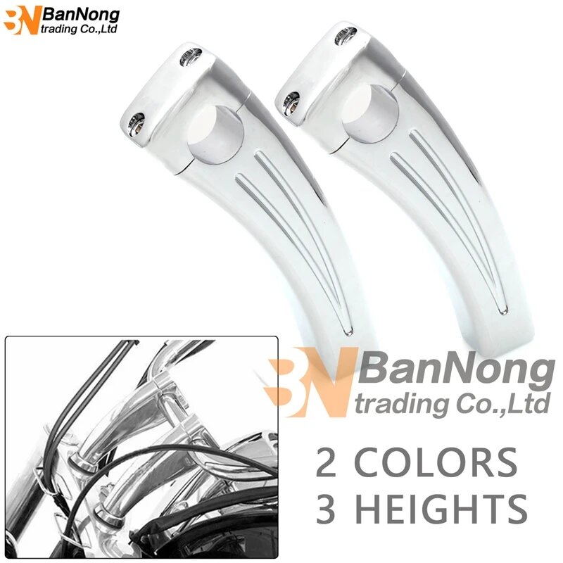 1 "дюймовый 25 мм хромированный/черный руль для Honda Shadow Steed Suzuki Boulevard Black 120mm