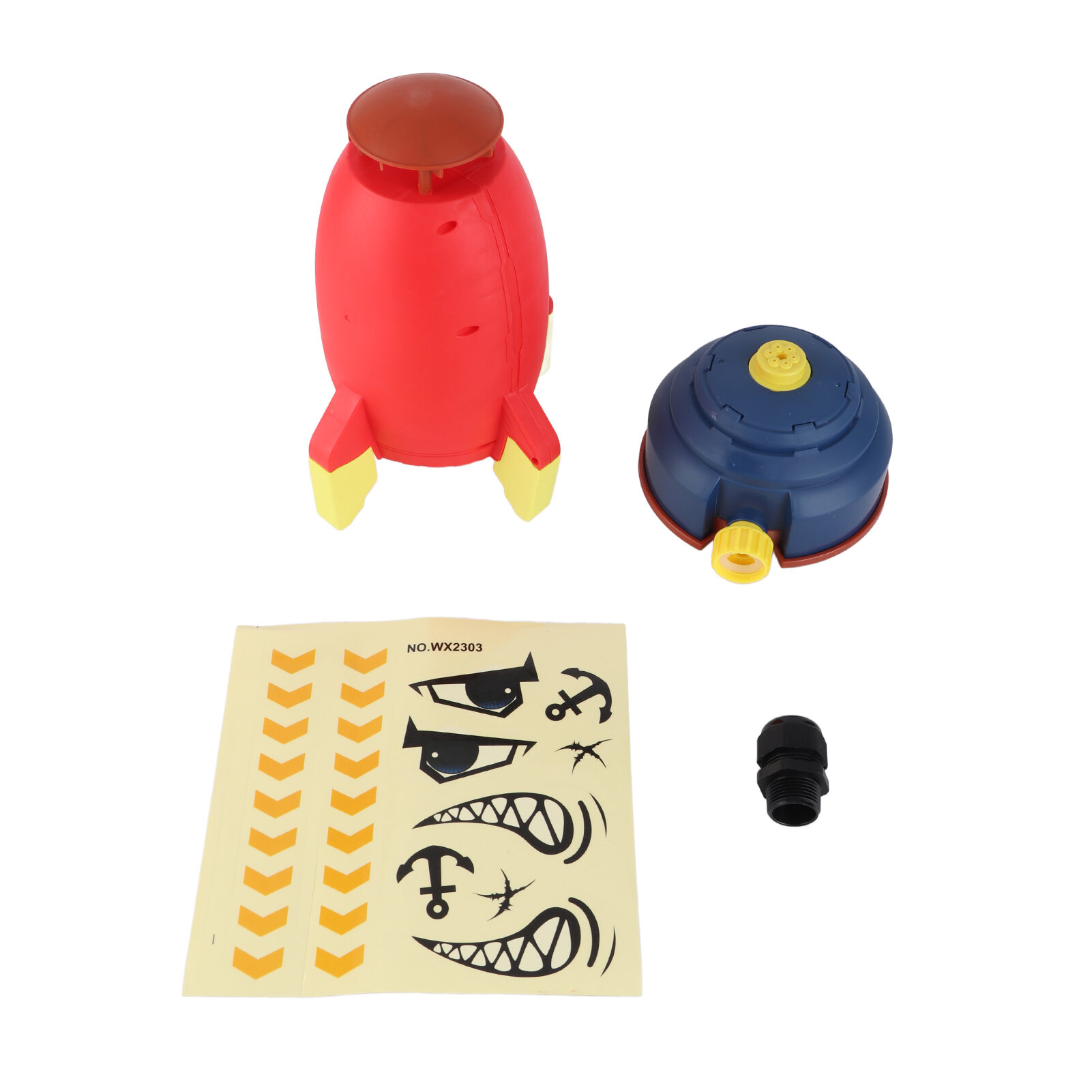 Rocket Sprinkler Toy Easy to Use Outdoor Launcher Water Toys for Kids