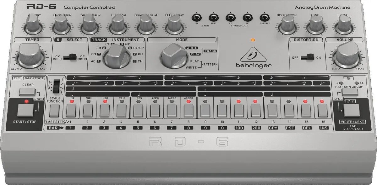 BEHRINGER RD-6-SR аналоговая драм-машина