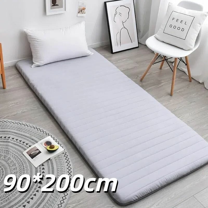 Складной матрас футон татами с эффектом памяти, ортопедический, для сна и отдыха, универсальный раскладной матрас для дома, гостей, походов и путешествий, компактное решение для маленькой квартиры