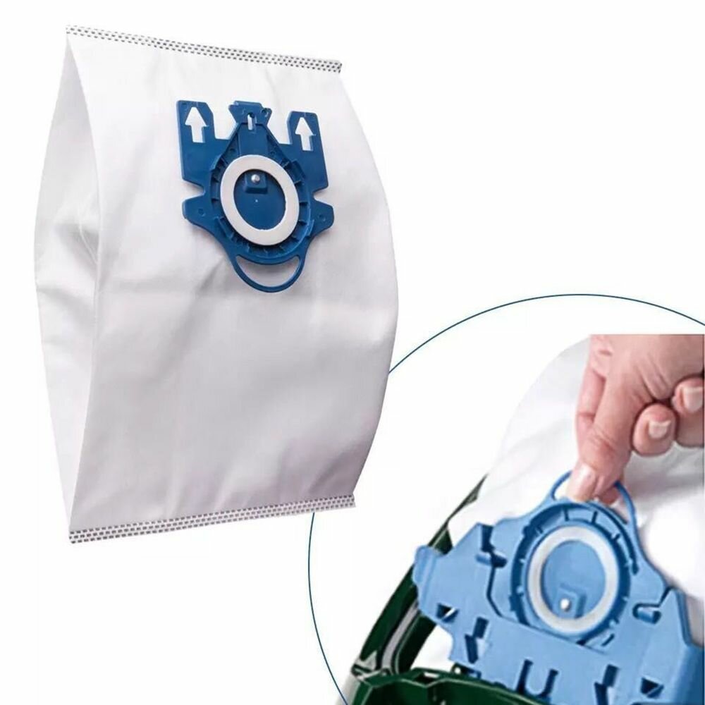 8 сменных вакуумных мешков, совместимых с Miele Hyclean 3D S8340 S838 S844 S846. Эффективная фильтрация пыли. Автоматические мешки для сбора мусора.