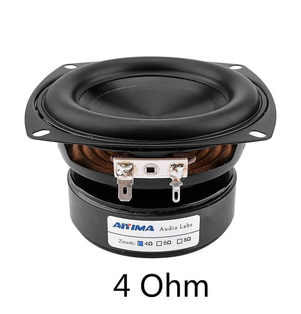 Aiyima 4-дюймовый сабвуфер 100 Вт 4 Ohm Speaker