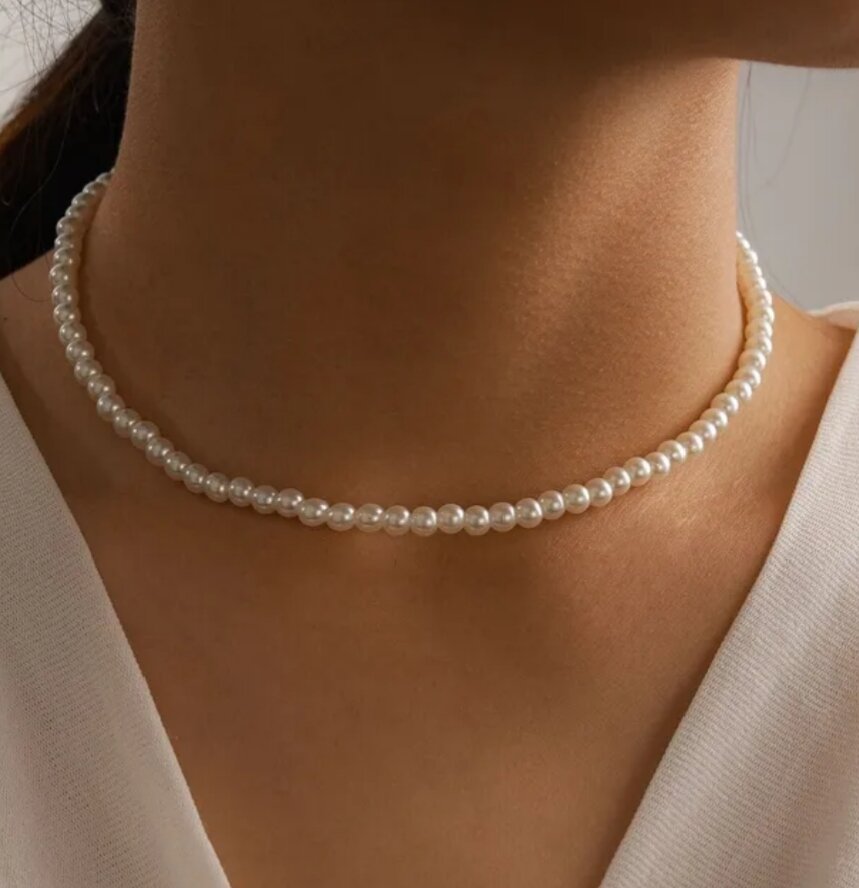 Колье, жемчуг культивированный