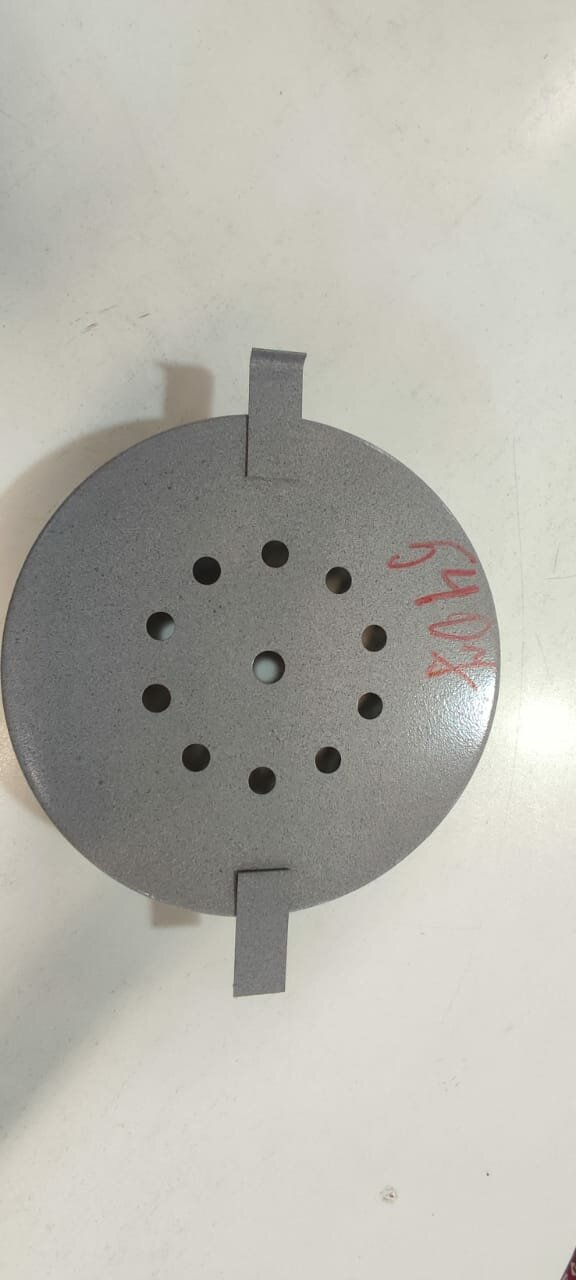 Сито сменное для зернодробилки "Уральские хрюшки" Ф 190 мм (2 уха 1 мм, выс. 35 мм), 00-00000181