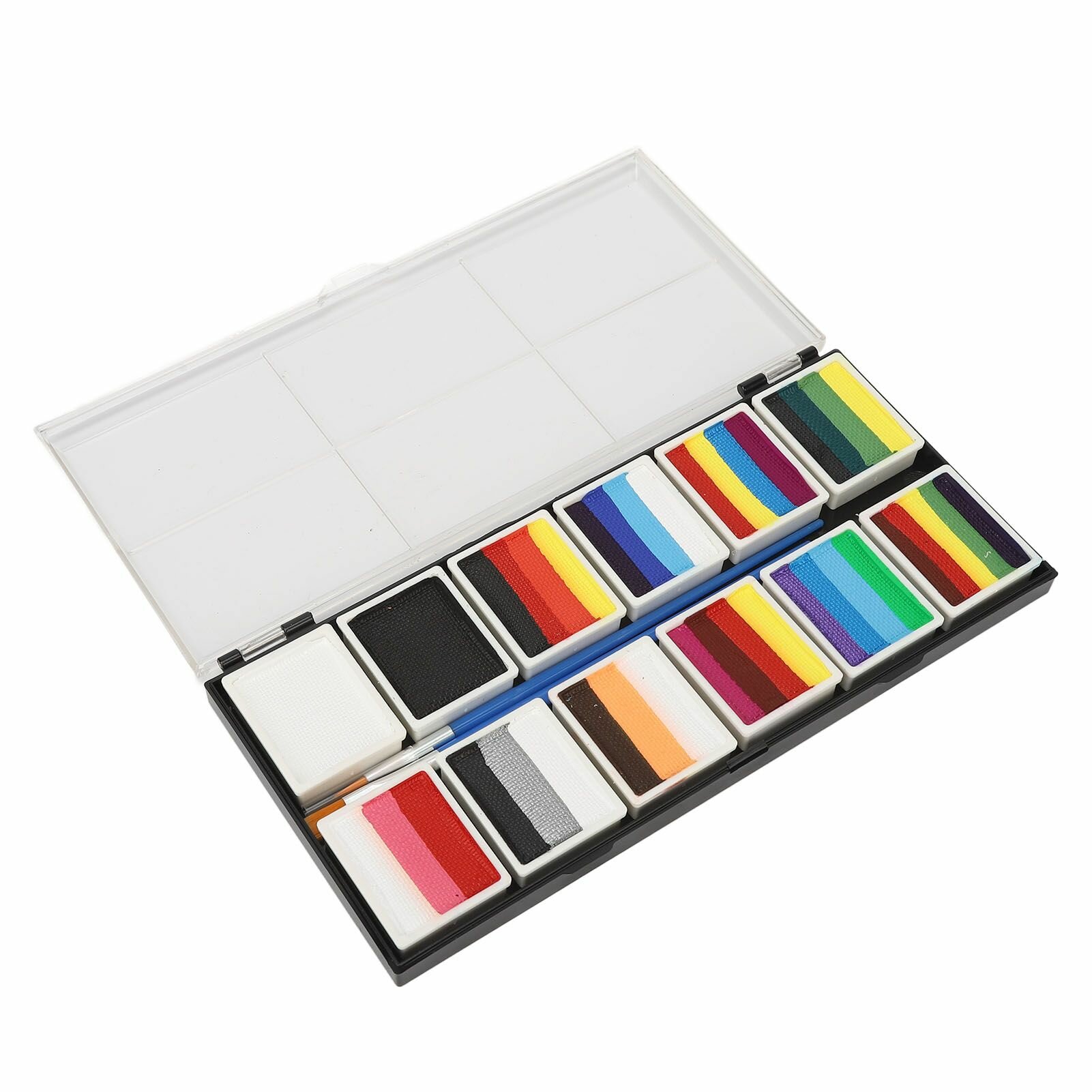 Набор для рисования на лице и теле с кистями, безопасный, многоцветный, 120 г, для детей и взрослых