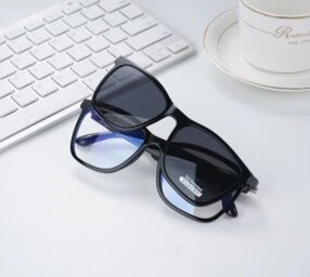 Polarized Lenses GS05 Bluetooth Sunglasses Men's Women's Goggles UV Protection Smart Glasses Blue Light Protection Black Frame
