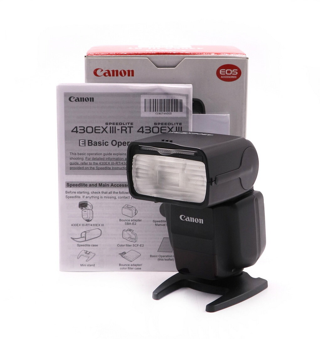 Фотоспышка Canon Speedlite 430EX III-RT в упаковке