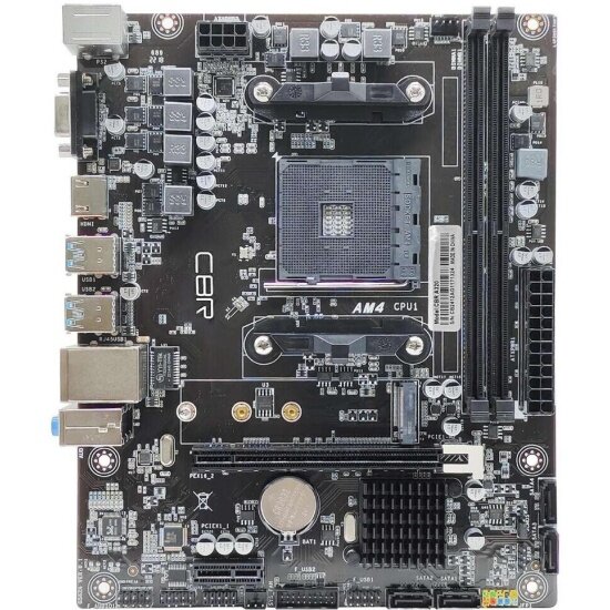 Материнская плата Cbr MB-ARA320-OEM (AM4, mATX)