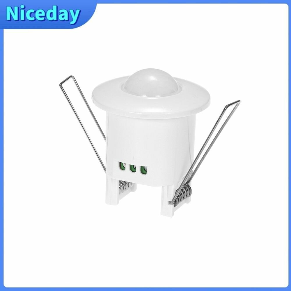 Мини PIR датчик движения, 360 , AC110-240V, регулируемое время задержки