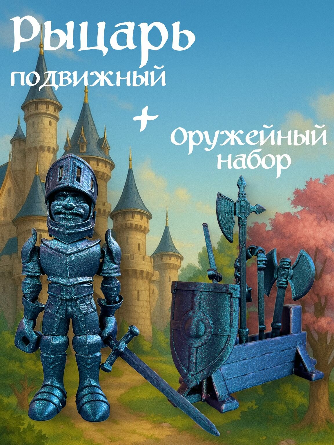 Рыцарь + оружейный набор