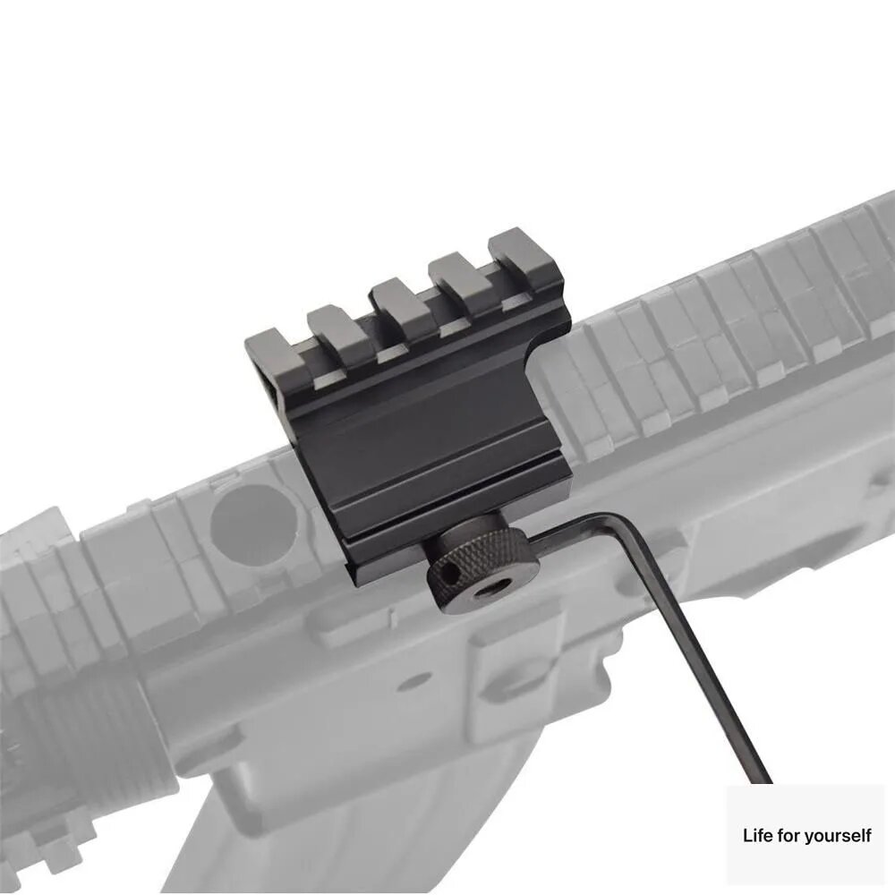 Планка на вивер угол 45* для установки фонаря, ЛЦУ, коллиматора