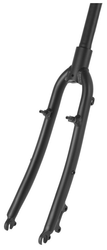 Вилка жесткая 5-392933 алюминиевый 28-29 с увеличением на 40 мм, шток 1 1/8х280мм черный матовая