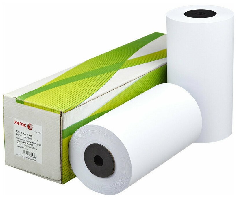 Бумага широкоформатная Xerox XES 75г 310ммх175м 76мм 567496 450L91157