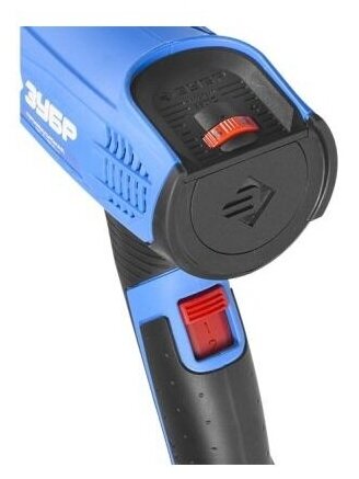 Фен строительный ЗУБР Профессионал ФТ-П1800, мощность 1800 Вт, плавная регулировка температуры