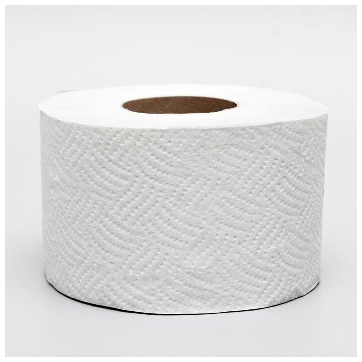 Туалетная бумага серая, для диспенсера, 1 слой, 130 метров