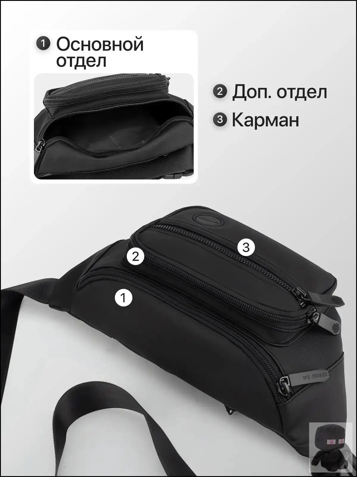 Сумка , черный 1 — фото 1