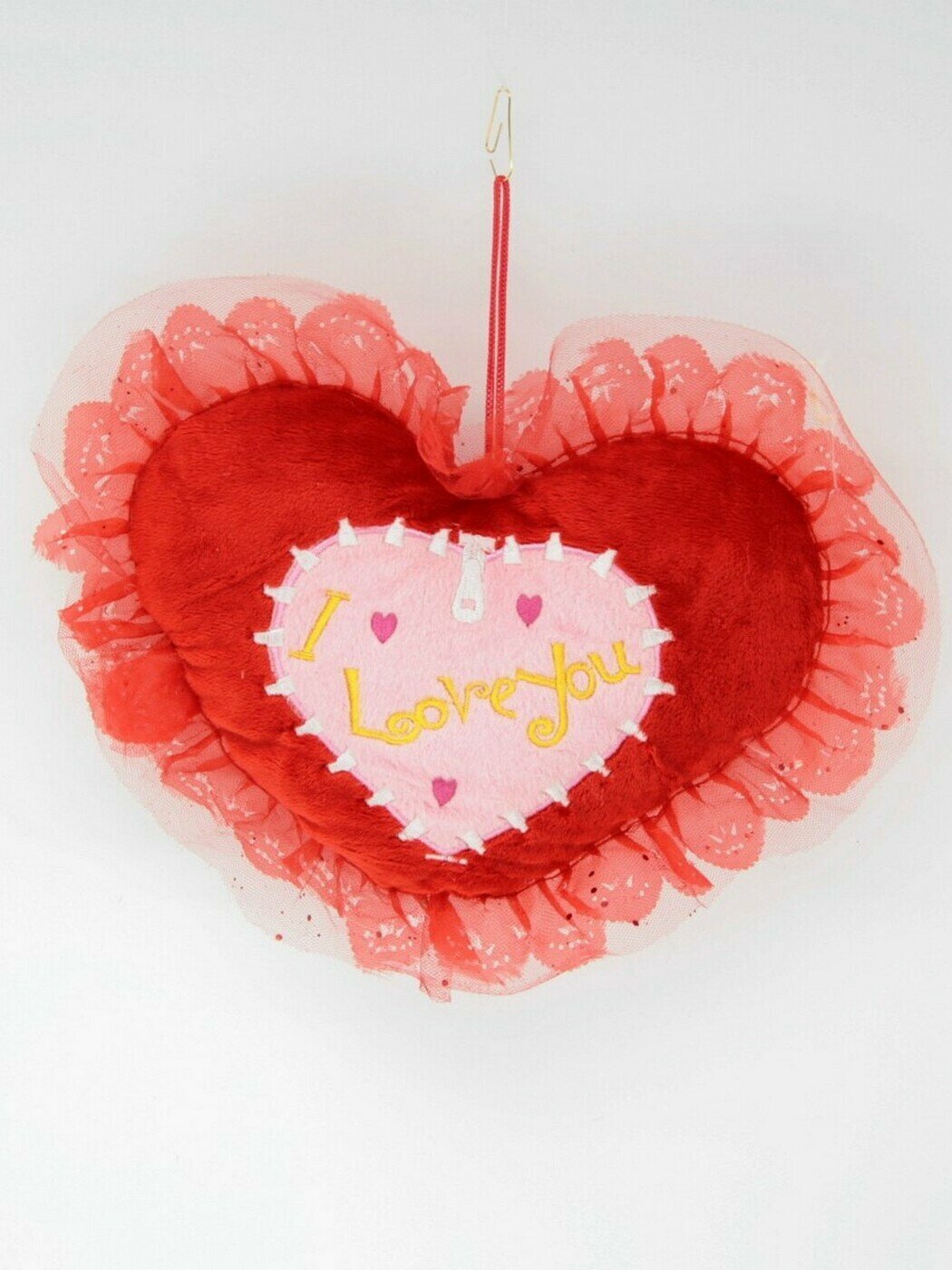 Мягкая игрушка Сердце плюшевое 30 см.