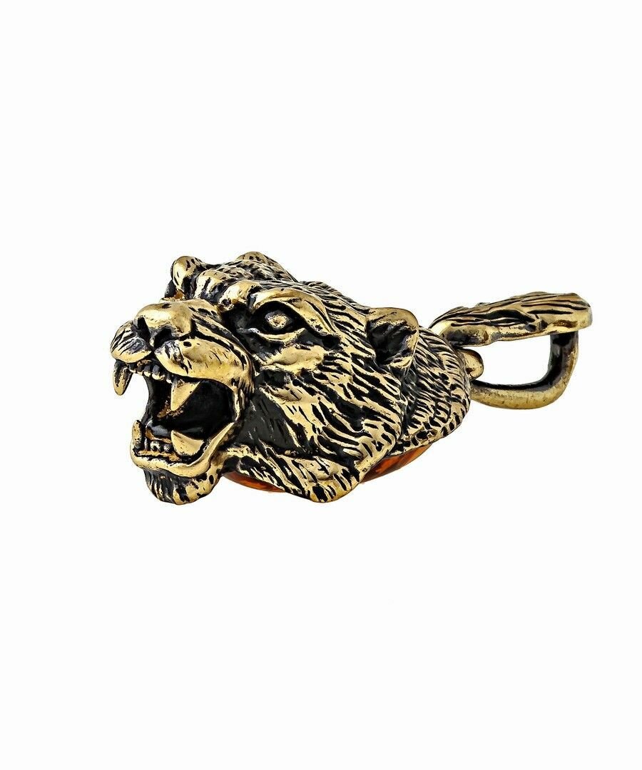 Подвеска, янтарь прессованный