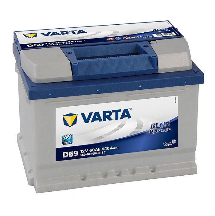 Аккумулятор автомобильный VARTA D59 BLUE dynamic 60 а/ч 540А VAR560409-BD