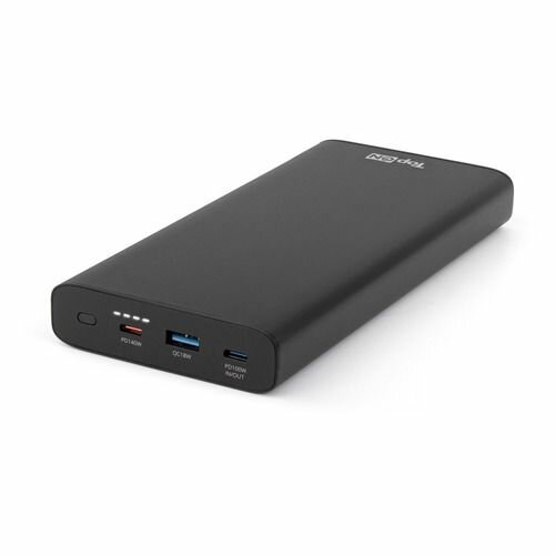 Внешний аккумулятор (Power Bank) TOPON TOP-T140, 22400мAч, черный [103271]