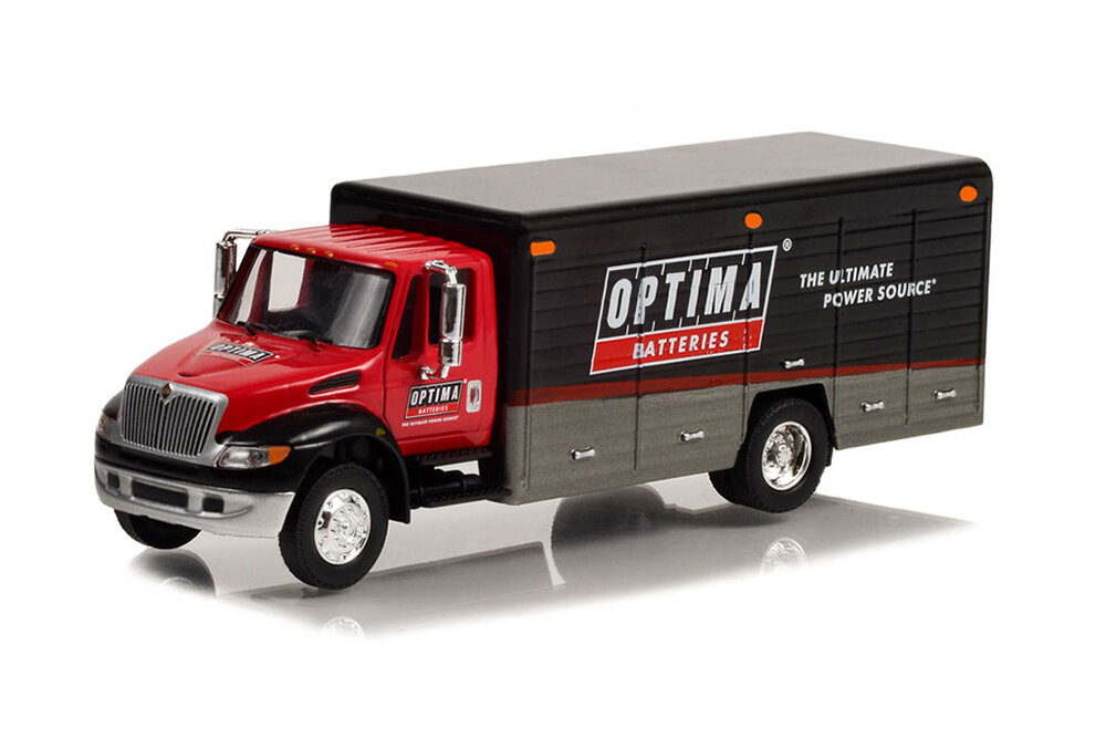 Модель коллекционная GREENLIGHT International durastar 4400 фургон доставки optima batteries 2022 (длина примерно 16 см)