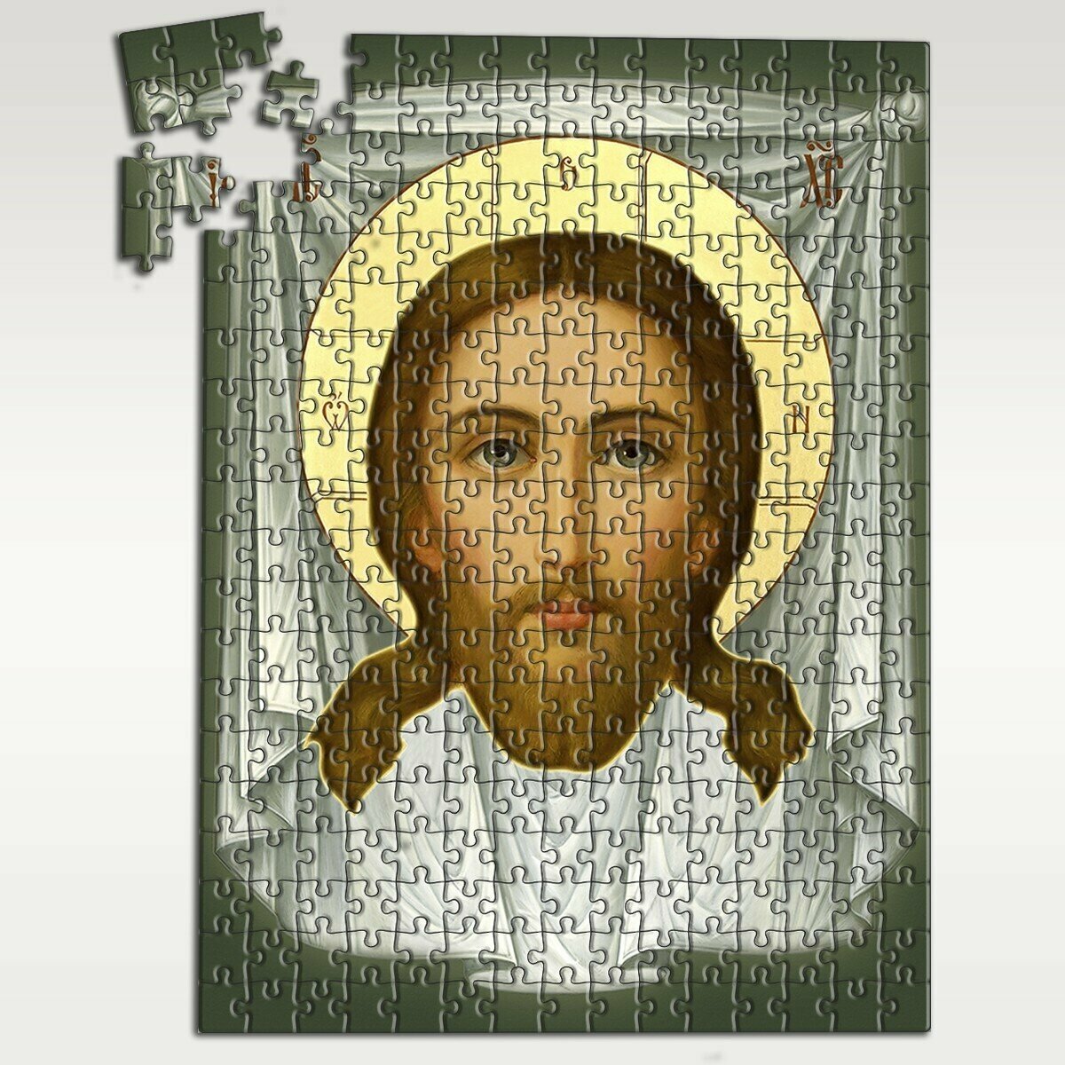 Пазл картонный А3: модель Икона с образом Иисуса Христа - 1706 П