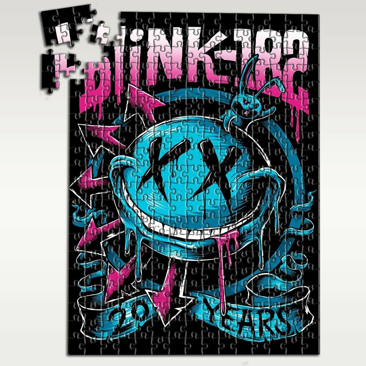Пазл картонный А3: модель Музыка Blink 182 Поп Арт - 7306 П