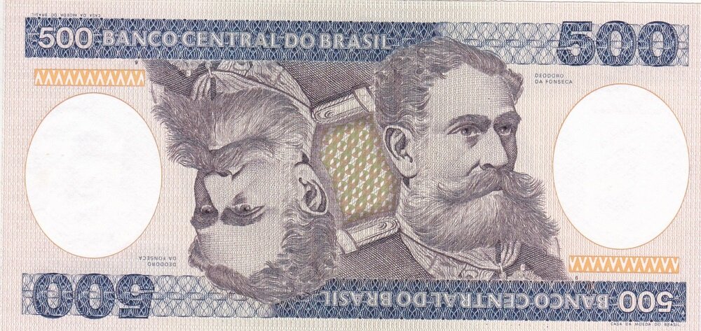 Бразилия 500 крузейро 1981 г.