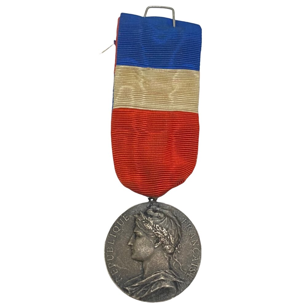 Франция, почетная медаль министерства торговли и промышленности (P.A. BILLARD) серебряная ст. 1913