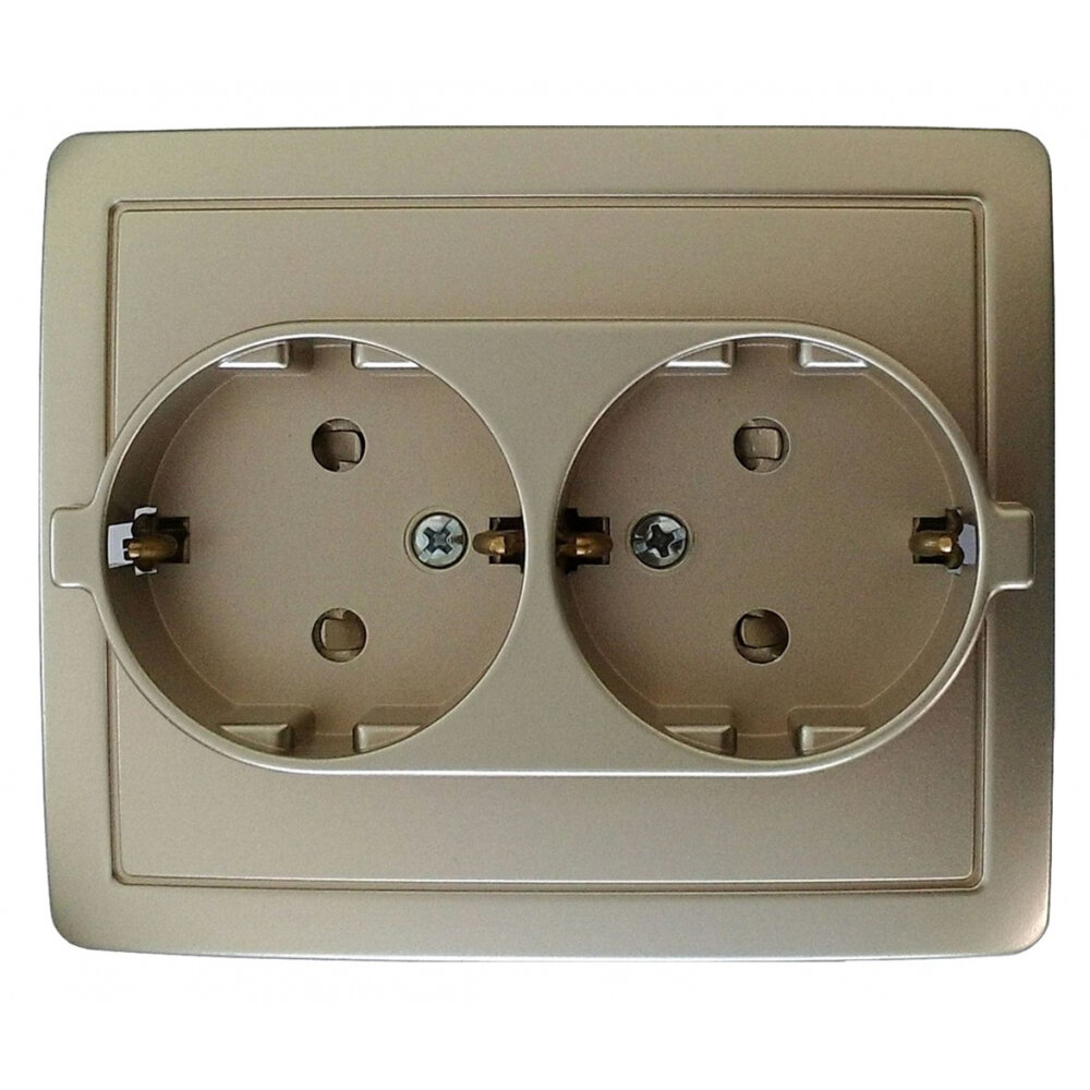 Двойная розетка Simon 1590451-034