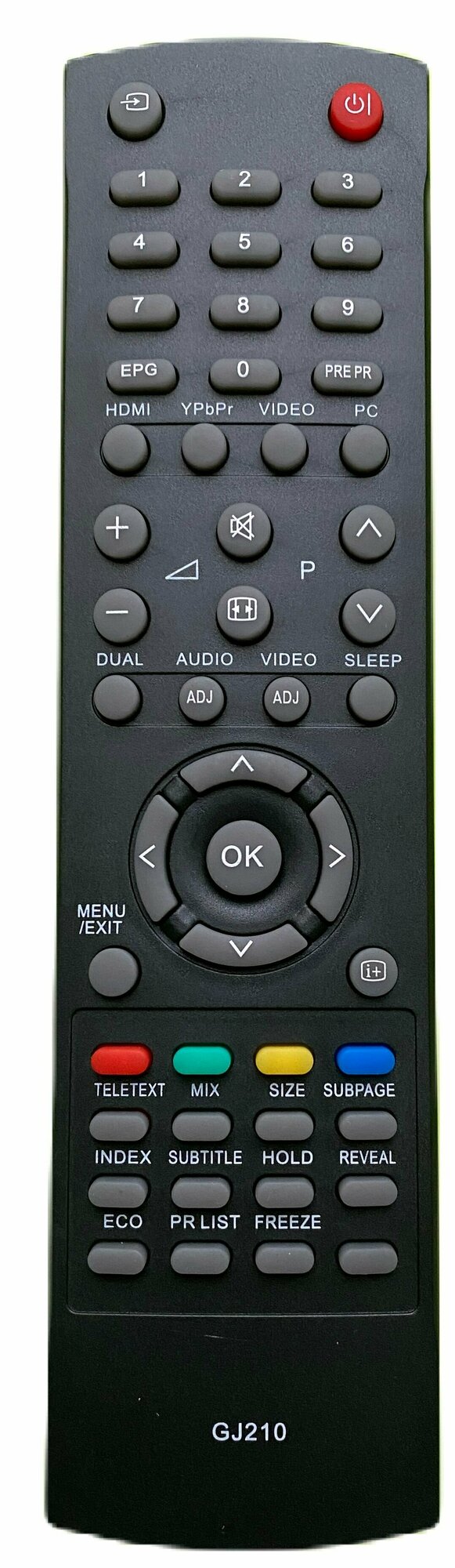 Пульт GJ210 для телевизора SHARP, черный, качественный пластик
