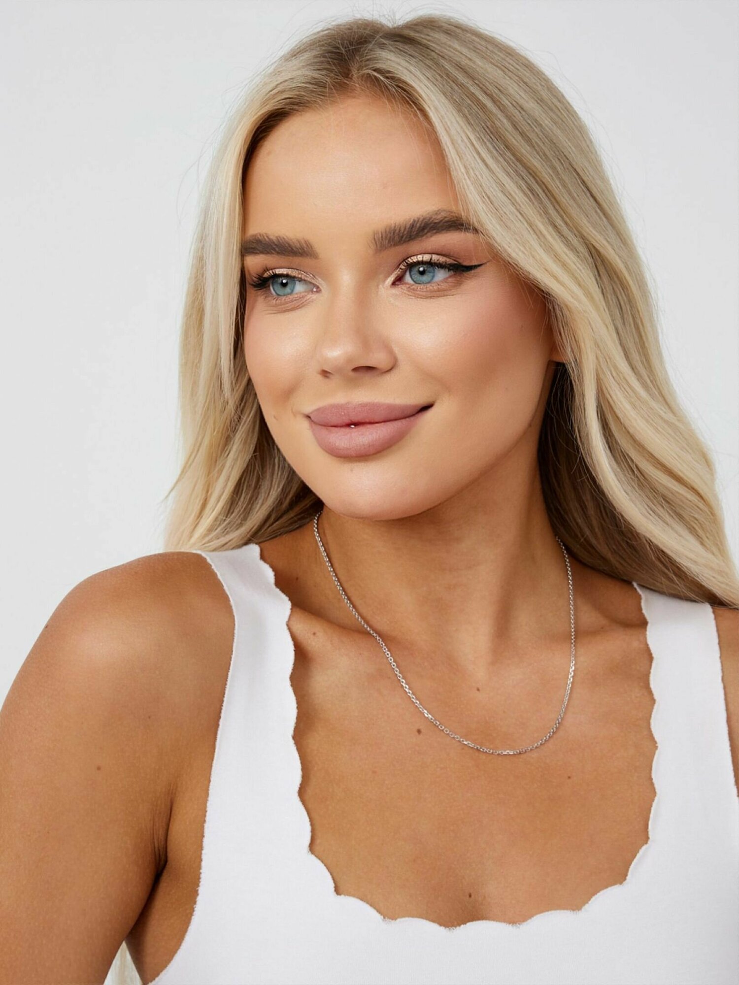 Цепь серебро, 925 проба, родирование