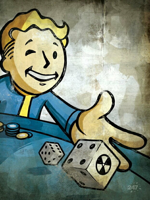 Плакат, постер Fallout, Фаллаут на холсте, размер 21х30см