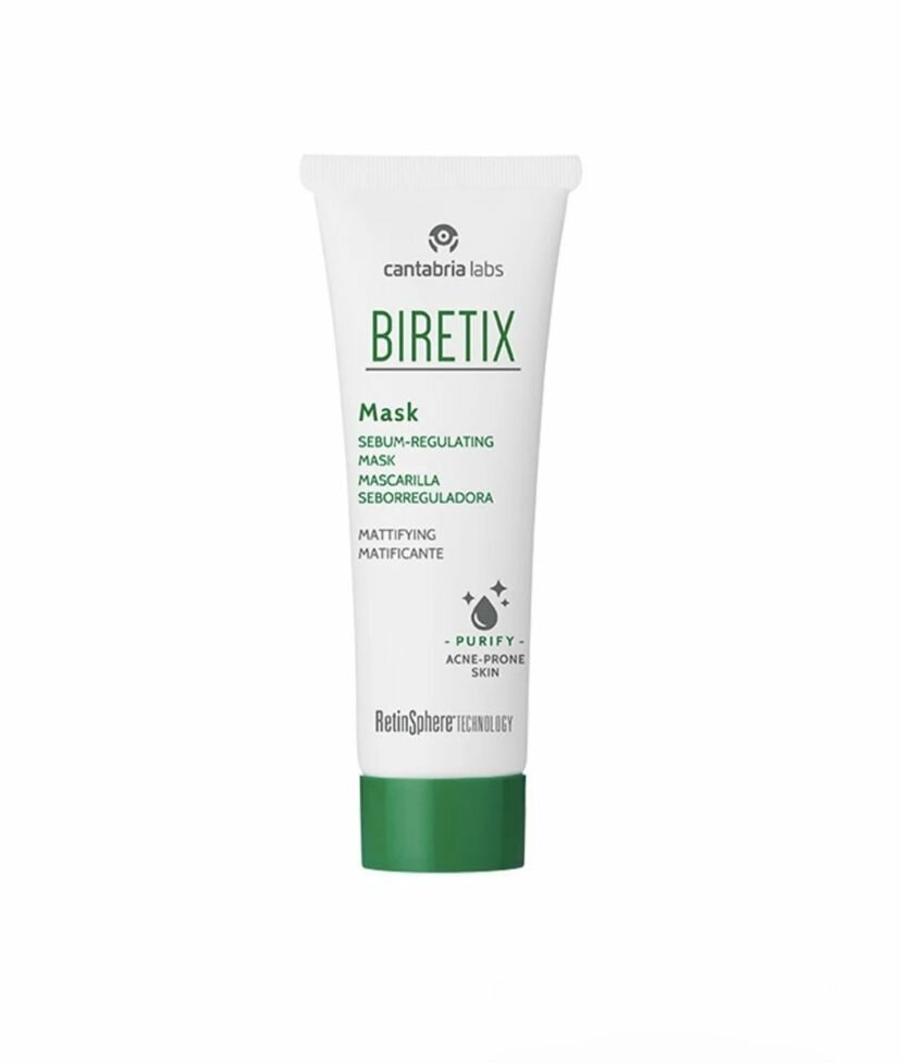 Biretix Mask Sebum-Regulating Cantabria Labs Себорегулирующая маска, 25 мл