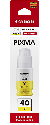 Чернила Canon для СНПЧ Pixma G5040/G6040, желтые, ресурс 7700 страниц, оригинальные, 3402C001 (GI-40Y)