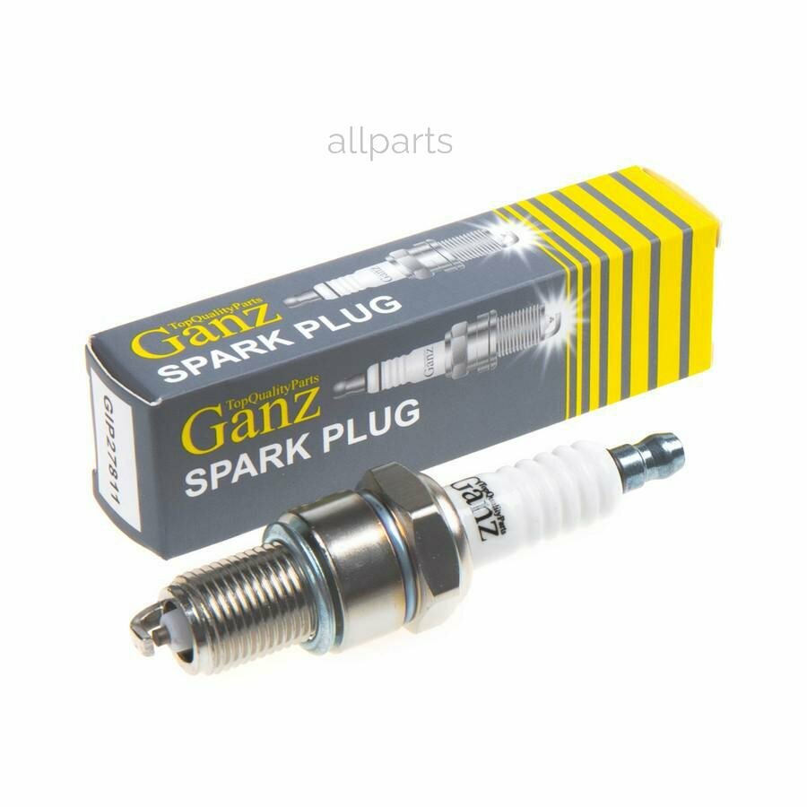 GANZ GIP27811 Свеча зажигания (7811/BP6ES - съемный контакт) для MB/PSA/MITSUBISHI/RENAULT/HONDA/NISSAN/SUZU + MOTO GANZ GIP27811