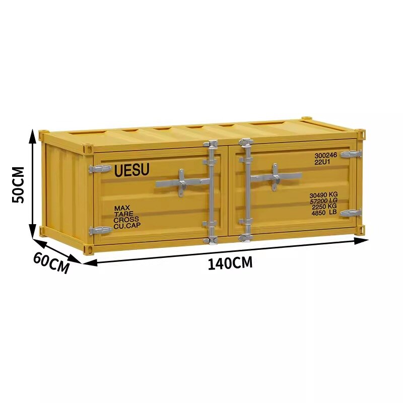 Журнальный стол серии Industrial Furniture (140 см желтый цвет)