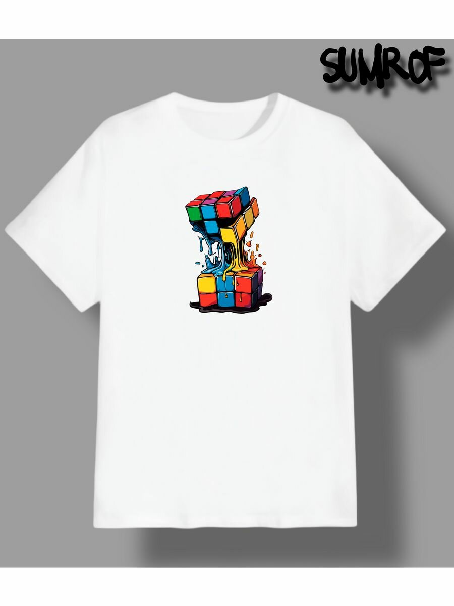 Футболка кубик рубика