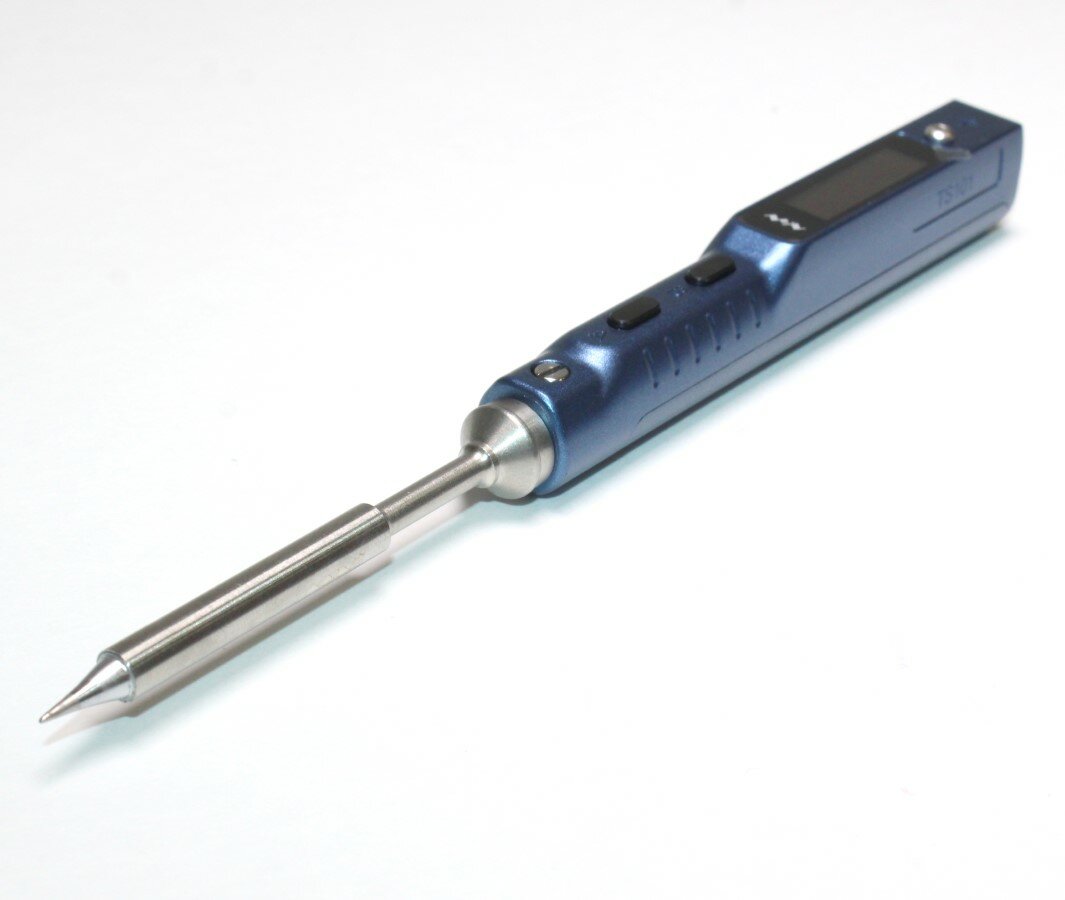 TS101 BLUE, Миниатюрный паяльник, Miniware, (Uпит.=9-24VDC, Pmax.=9-65W)