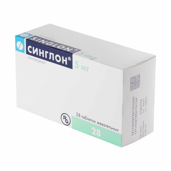 Синглон таблетки жев. 5мг 28шт