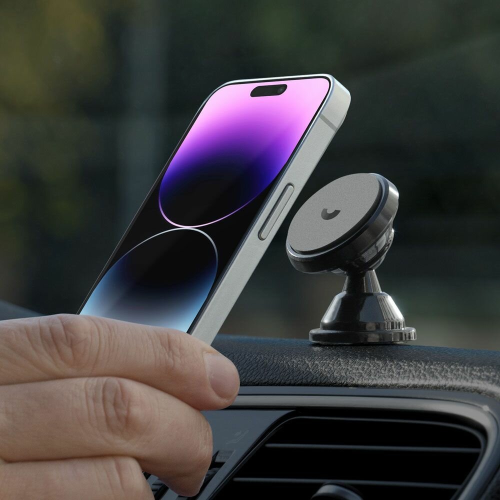 Автомобильный держатель для телефона Prime Line 5518, неодимовые магниты, черный