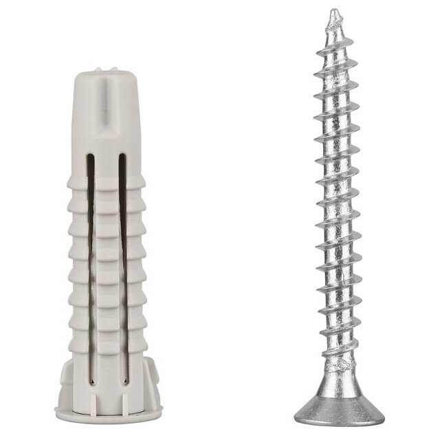 Дюбель универсальный нейлоновый PDU N 6х30мм с шурупом 4х35мм 90шт