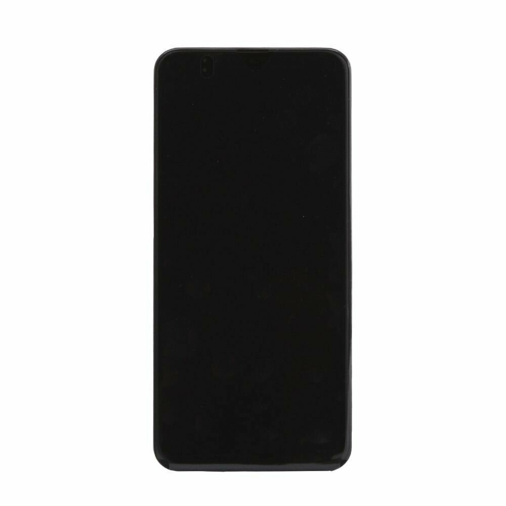 LCD дисплей для Samsung Galaxy A20 SM-A205 GH82-19571A в рамке (черный)