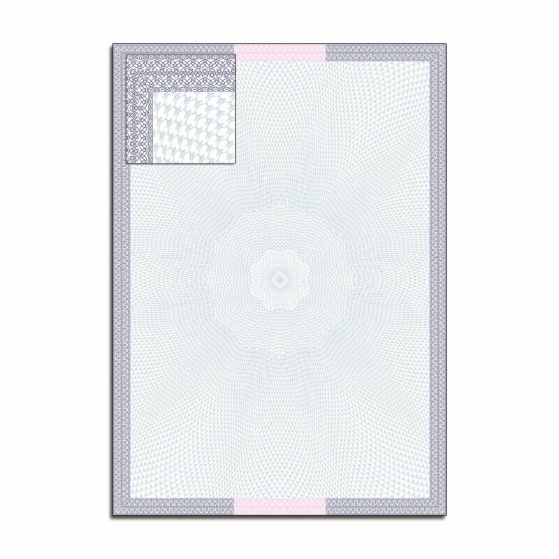 SET-07 - Бланки для сертификатов, дипломов, грамот, А4, верже, 100 гр, 10 листов